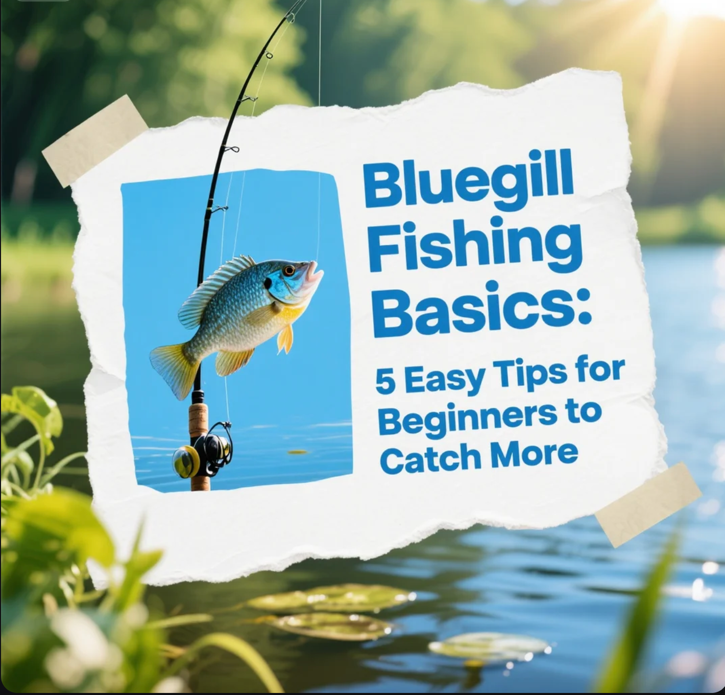 Bluegill Fishing Basics: 5 Easy Tips for Beginners to Catch More – Goofish® Rod-More than fishing