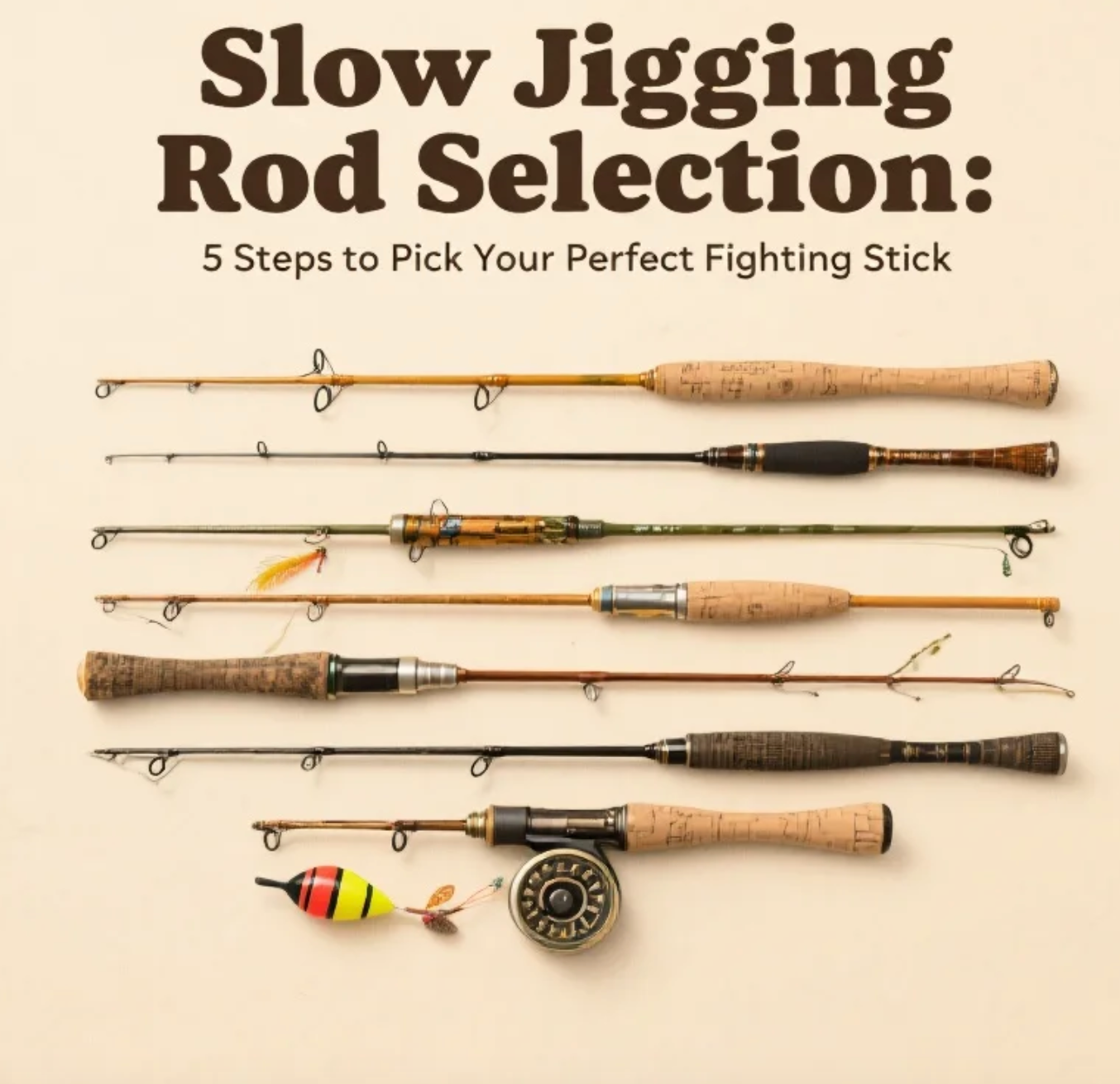 Slow Jigging Rod Selection:5 Steps to Pick Your Perfect Fighting Stick ...