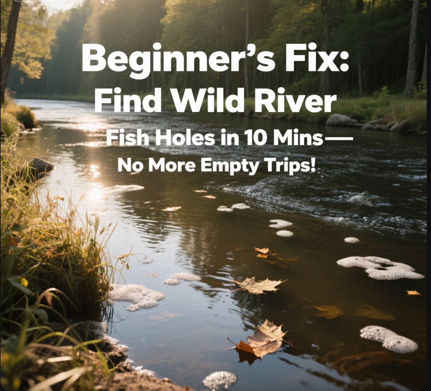 Beginner’s Fix: Find Wild River Fish Holes in 10 Mins—No More Empty ...