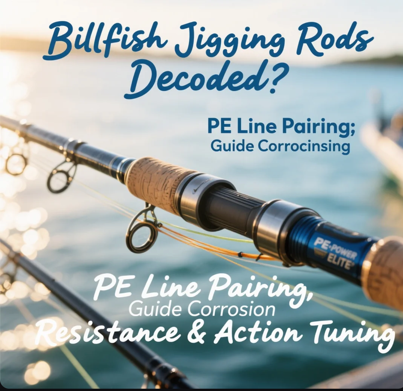 Billfish Jigging Rods Decoded: PE Line Pairing, Guide Corrosion Resist ...