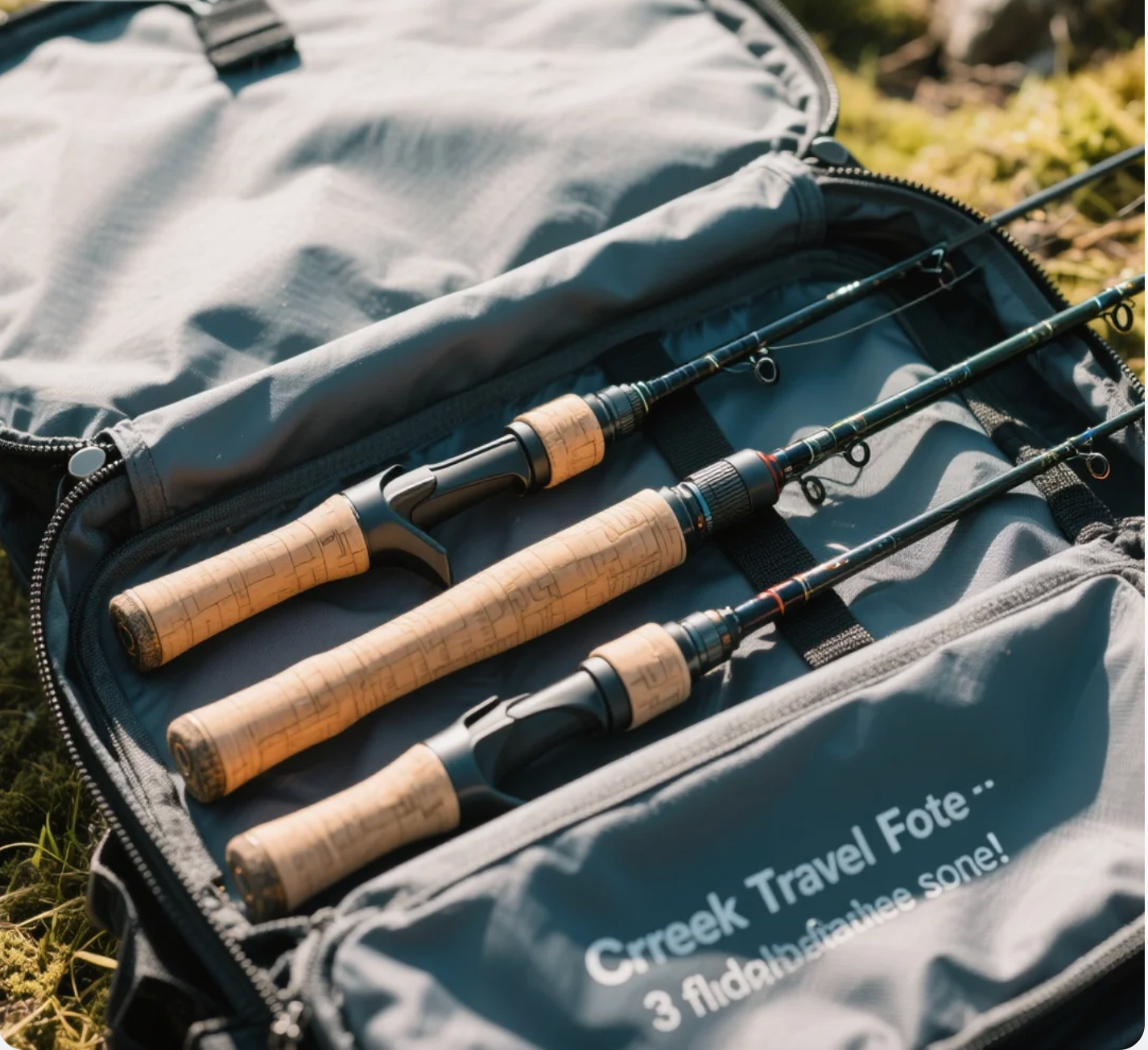 Creek Travel Rod: 3 Foldable Ones for Backpacks! – Goofish® Rod-More ...
