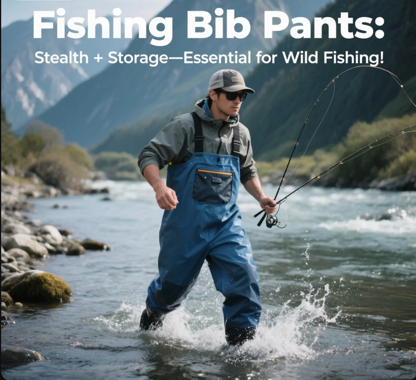Fishing Bib Pants: Stealth + Storage—Essential for Wild Fishing ...