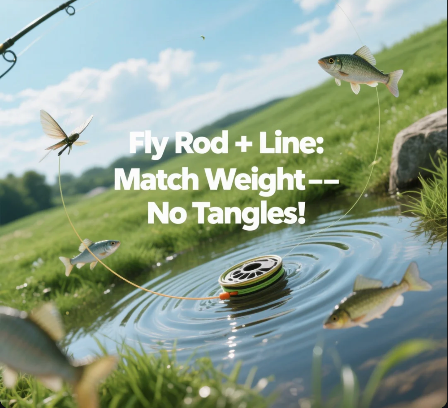 Fly Rod + Line: Match Weight—No Tangles! – Goofish® Rod-More than fishing