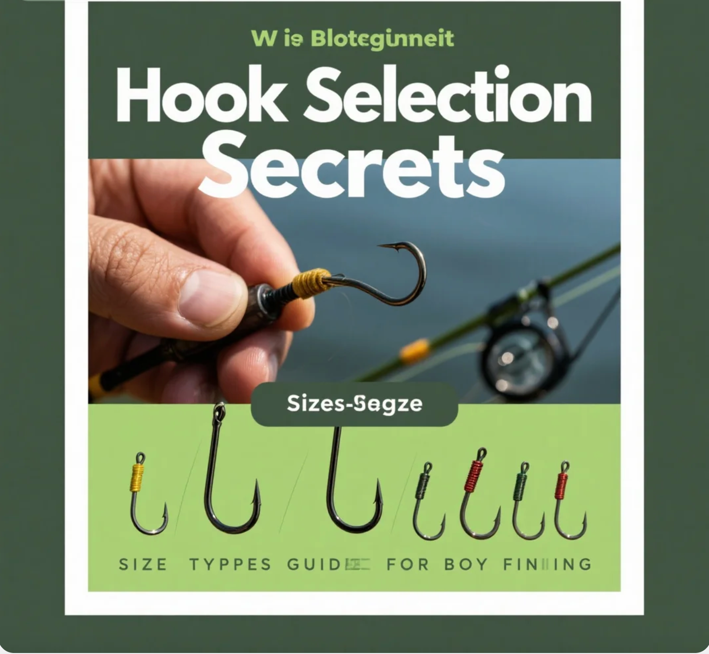 Hook Selection Secrets: Size & Type Guide for Anglers – Goofish® Rod ...