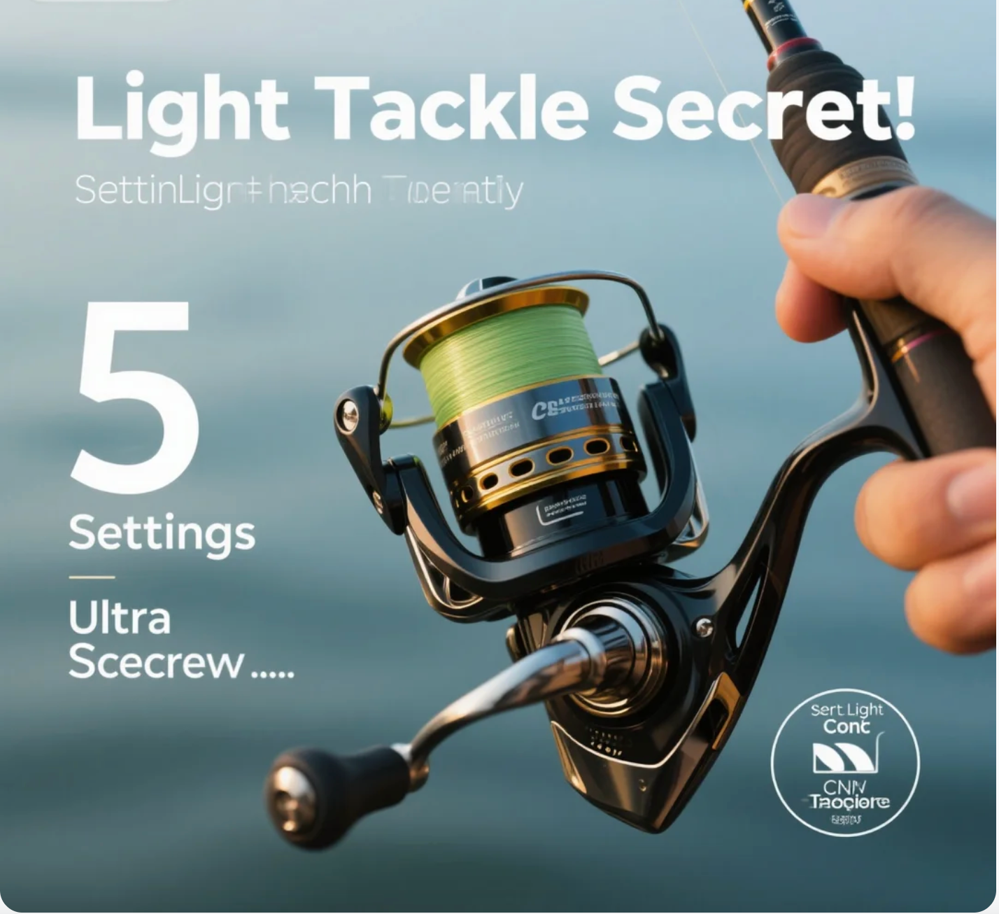 Light Tackle Secret: 5 Settings for Ultra-Light CNC Spinning Fishing R ...