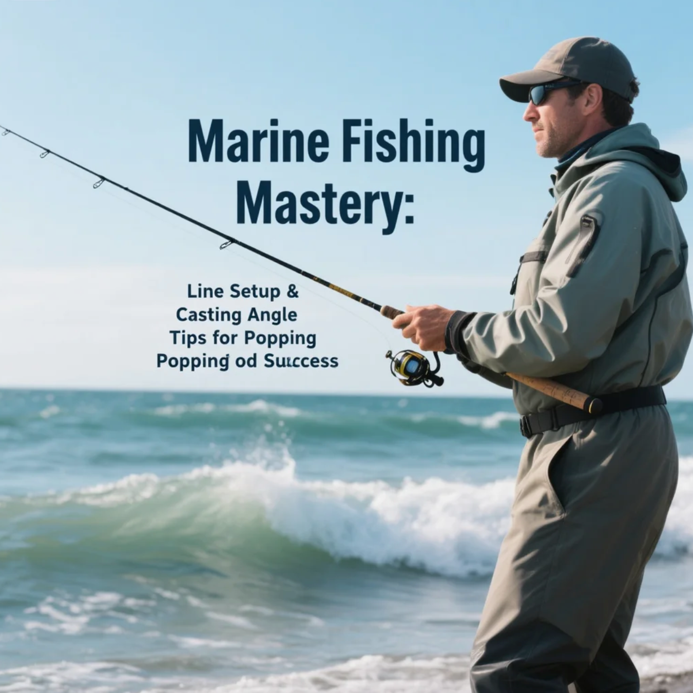 Marine Fishing Mastery:Line Setup&Casting Angle Tips for Popping Rod ...