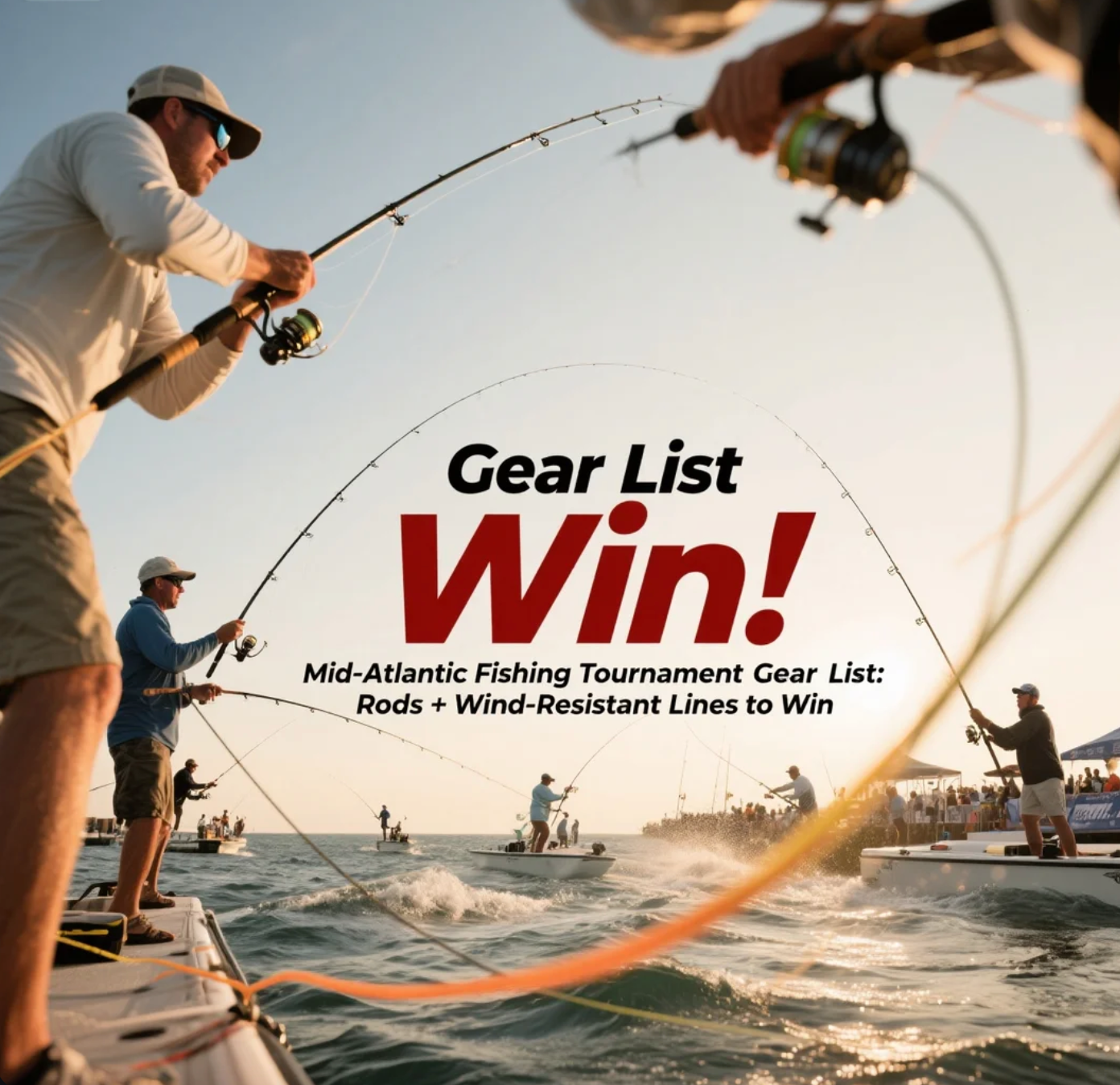 Mid-Atlantic Fishing Tournament Gear List:Lightweight Rods+Wind ...