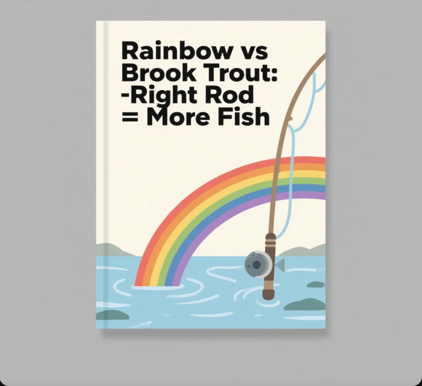 Rainbow vs Brook Trout: Right Rod = More Fish – Goofish® Rod-More than ...