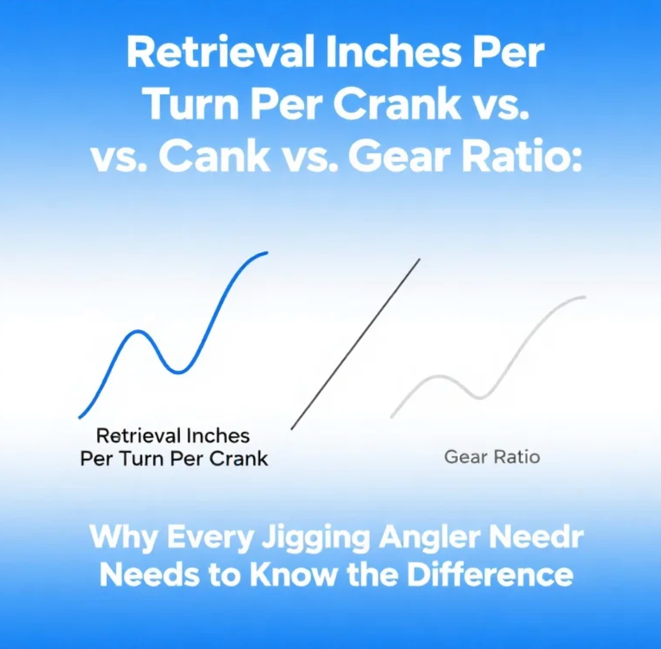 Retrieval Inches Per Turn Per Crank vs. Gear Ratio for Jigging Reel ...