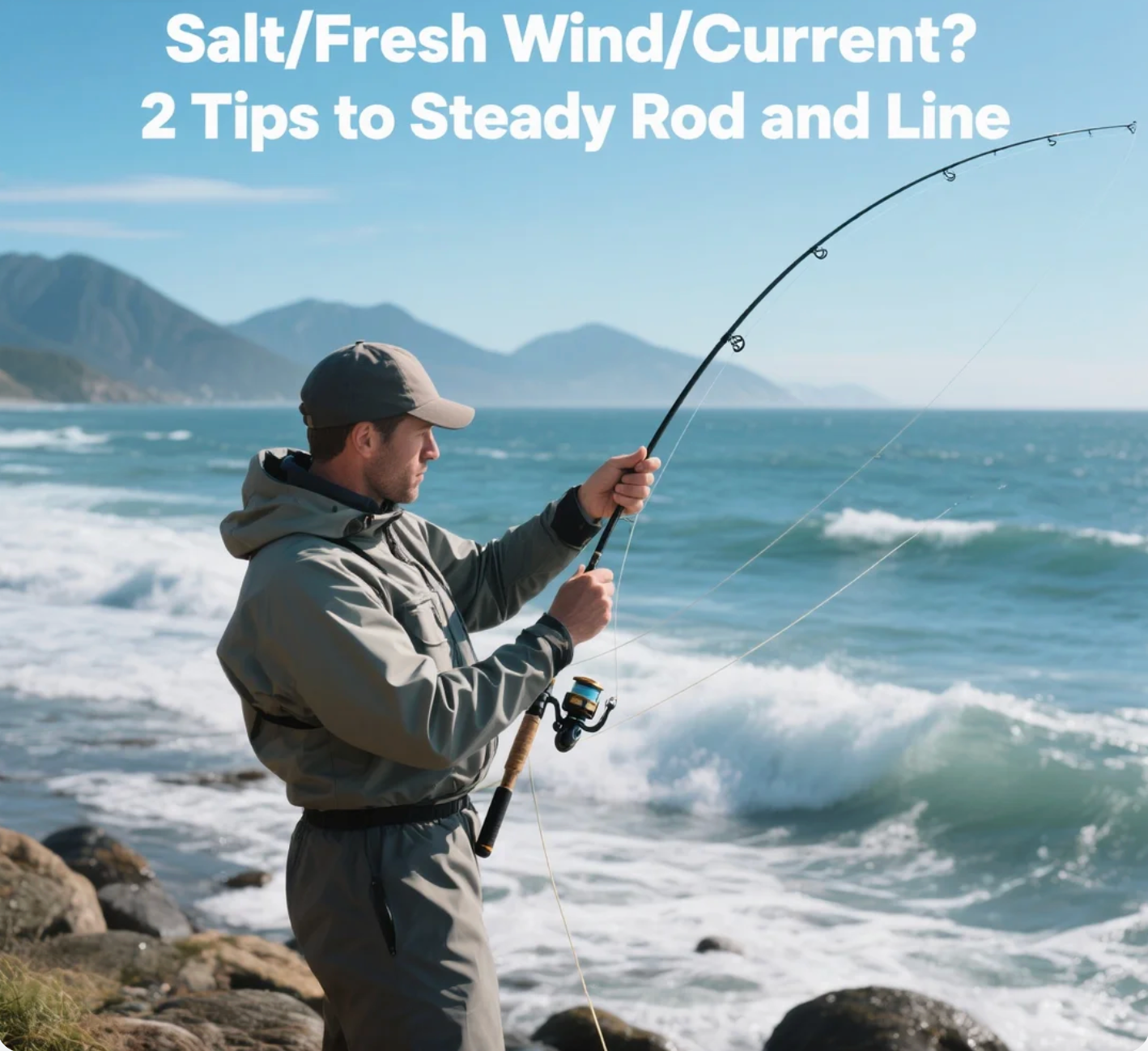 Salt/Fresh Wind/Current? 2 Tips to Steady Rod and Line – Goofish® Rod ...