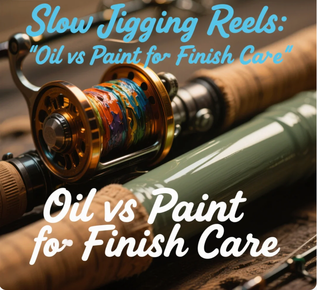 Slow Jigging Reels: Oil vs Paint for Finish Care? – Goofish® Rod-More ...