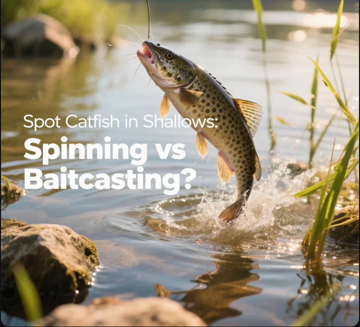Spot Catfish in Shallows: Spinning vs Baitcasting? – Goofish® Rod-More ...