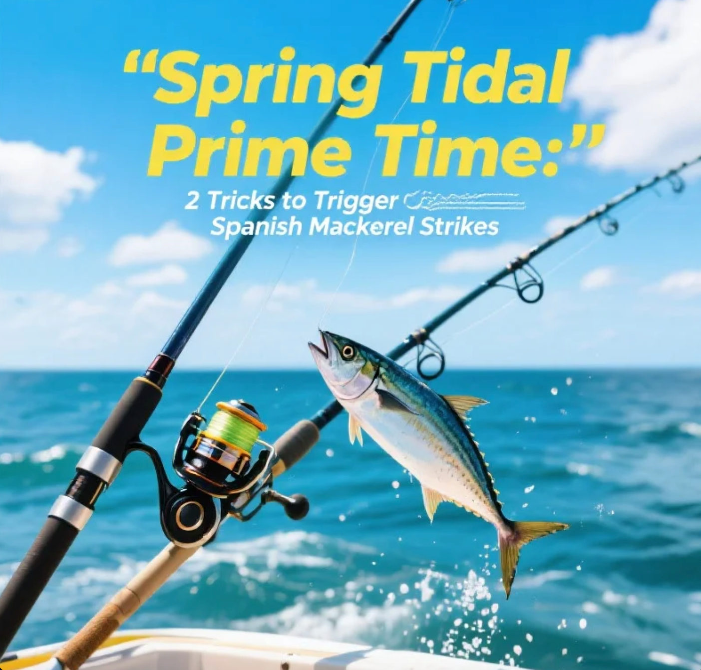 Spring Tidal Prime Time: 2 Tricks to Trigger Spanish Mackerel Strikes ...