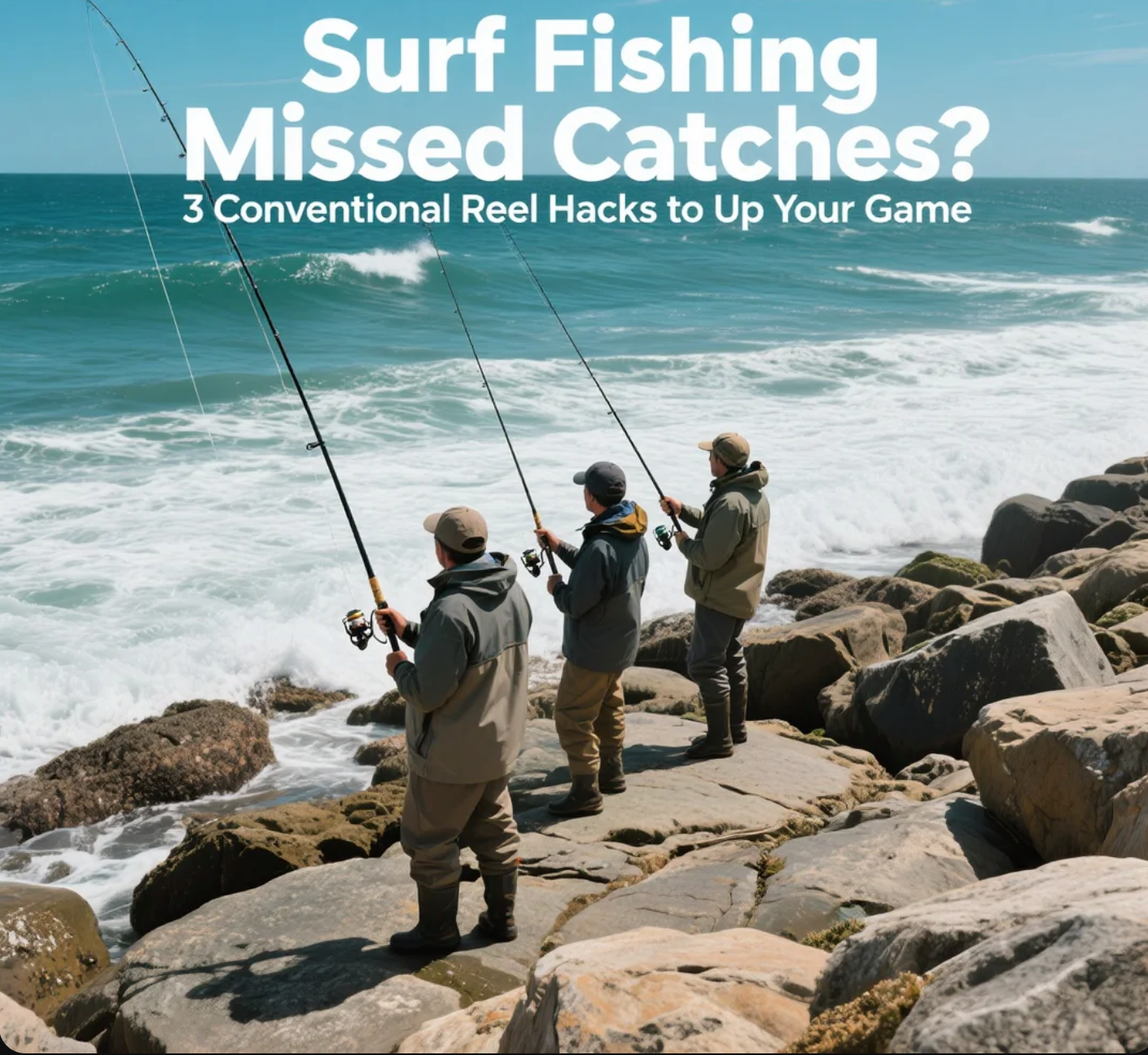 Surf Fishing Missed Catches? 3 Conventional Reel Hacks to Up Your Game ...