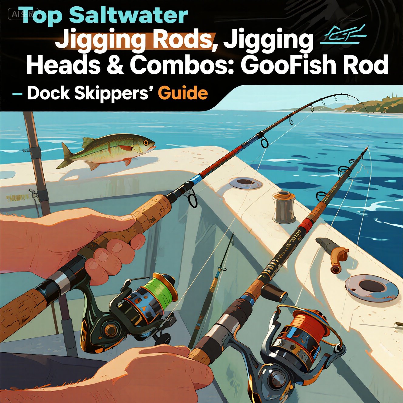 Top GooFish Saltwater Jigging Rods,Heads,Combos:Dock Skippers' Guide ...