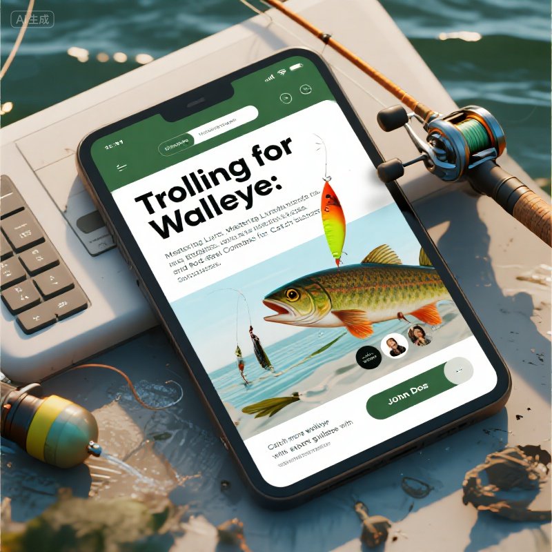 Trolling for Walleye: Lures, Weights, & Rod-Reel Combos – Goofish® Rod ...