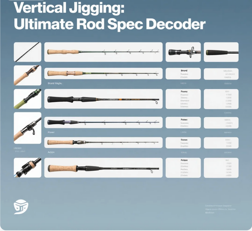 Vertical Jigging: Ultimate Rod Spec Decoder – Goofish® Rod-More than ...