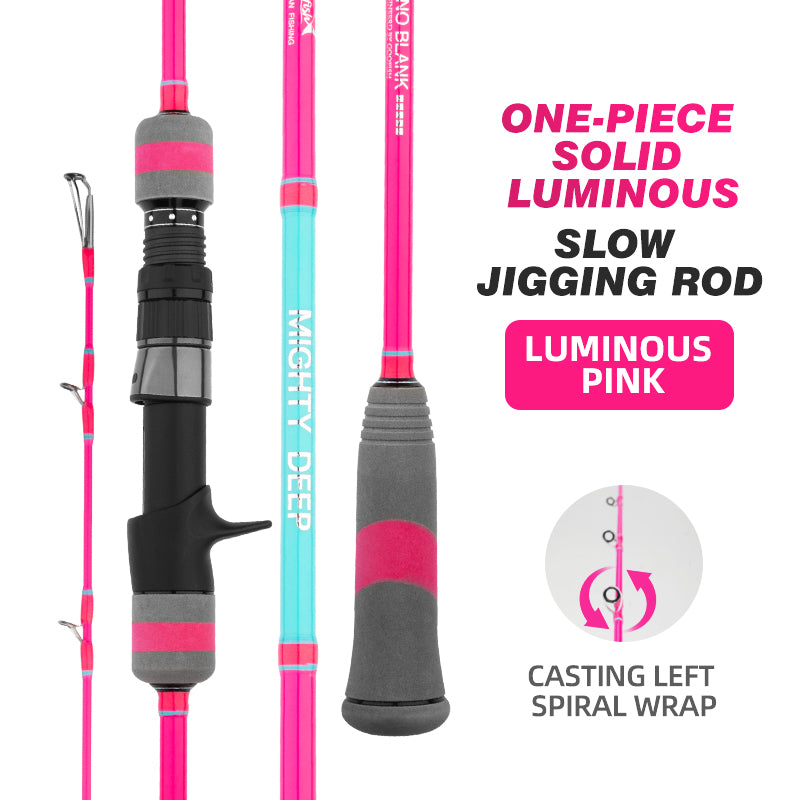 Goofish® mighty deep pink saltwater slow pitch jigging rod jig 700g ...