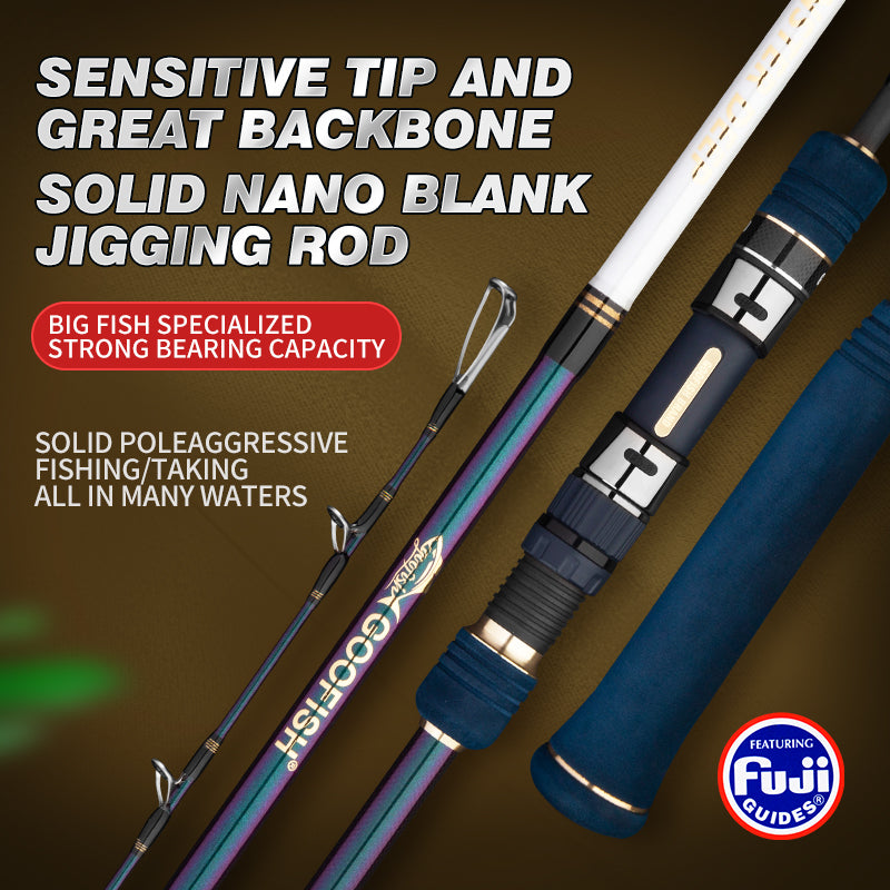 GOOFISH® MONSTER DEEP-7ft(213cm) Length PE4-7 Jig 200-700g Japan FUJI ...